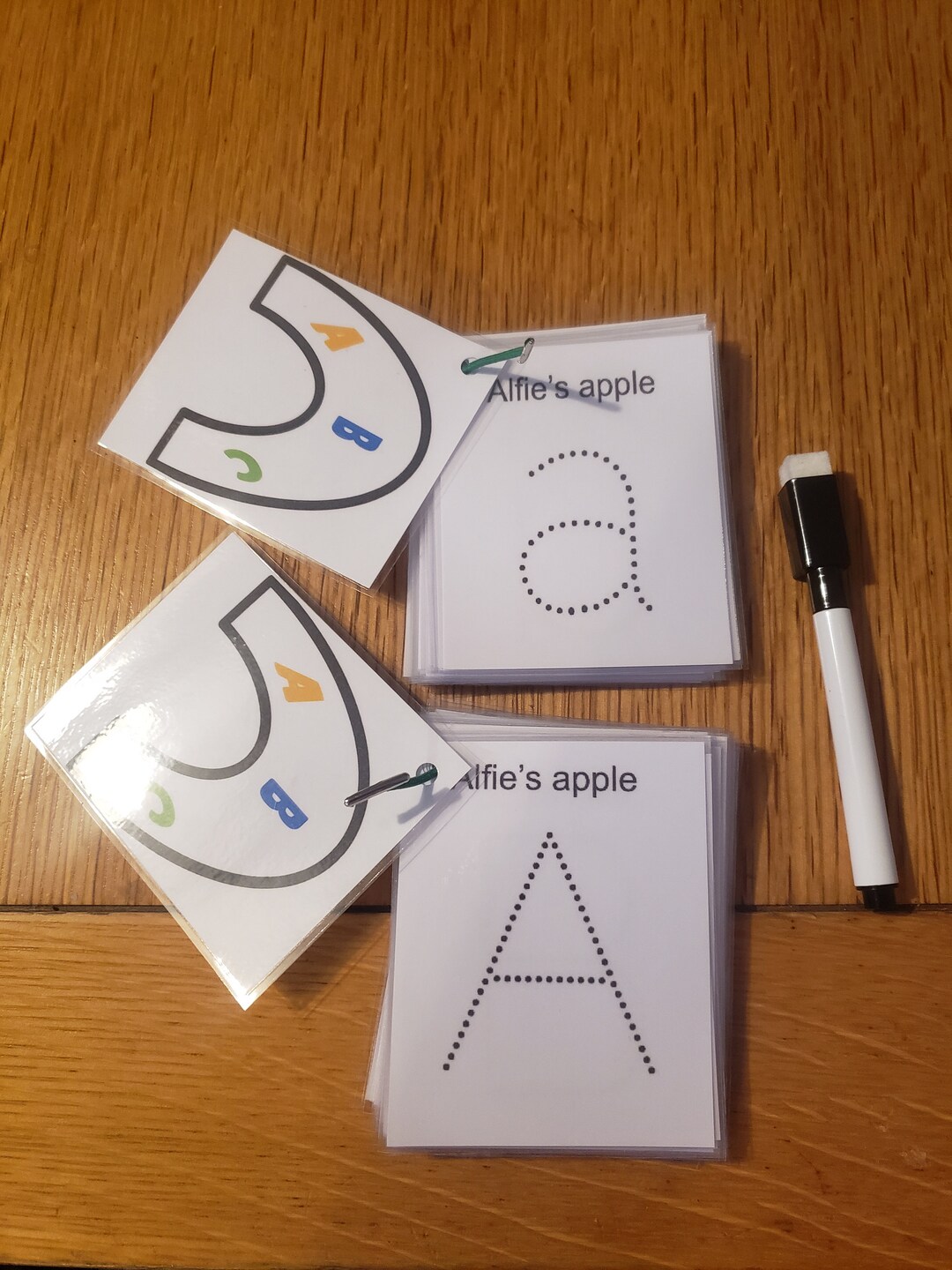 Letter Tracing Flashcards - Etsy