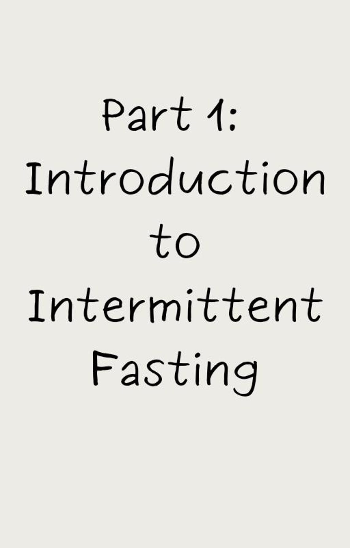 Intermittent Fasting Guide Weight Loss Beginner Guide Diet Guide ...