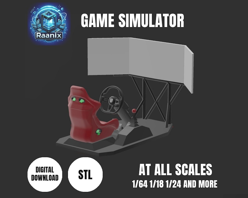Simulator Stl | Stl Pack | 3d File | Garage Stl - Etsy