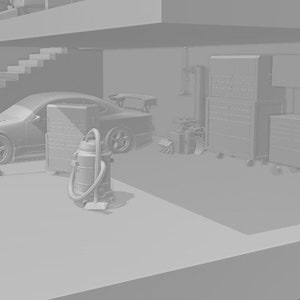 Dream Garage Pack | Stl Pack | 3d File | Garage Stl - Etsy
