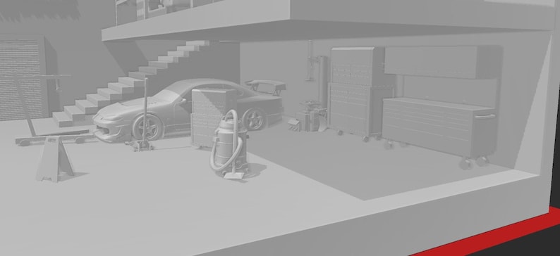 Dream Garage Pack | Stl Pack | 3d File | Garage Stl - Etsy