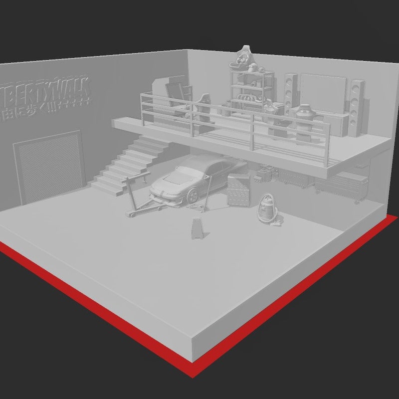 1:25 Garage Diorama - Etsy UK