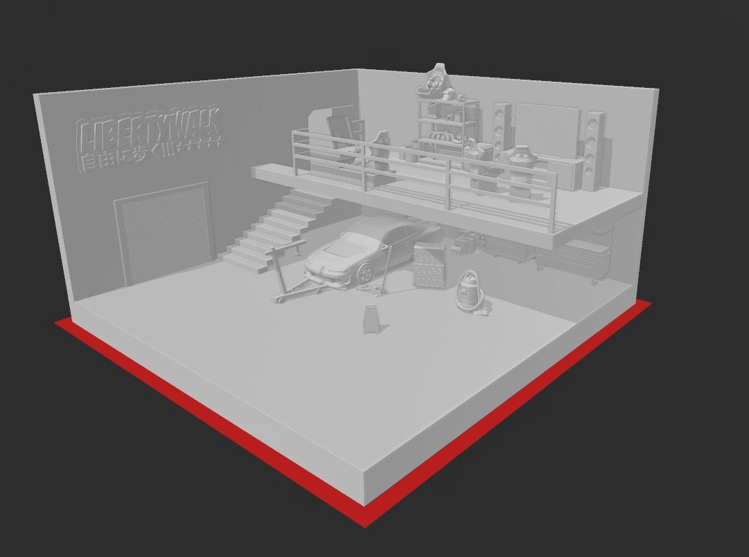 Dream Garage Pack | Stl Pack | 3d File | Garage Stl - Etsy