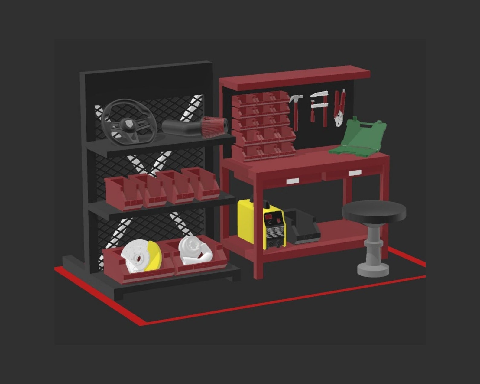 Garage Rack Pack | Stl Pack | 3d File | Garage Stl - Etsy