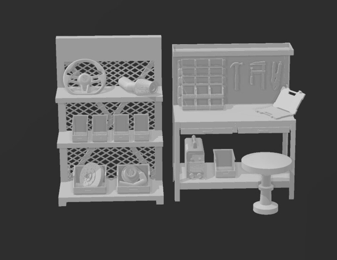 Garage Rack Pack | Stl Pack | 3d File | Garage Stl - Etsy