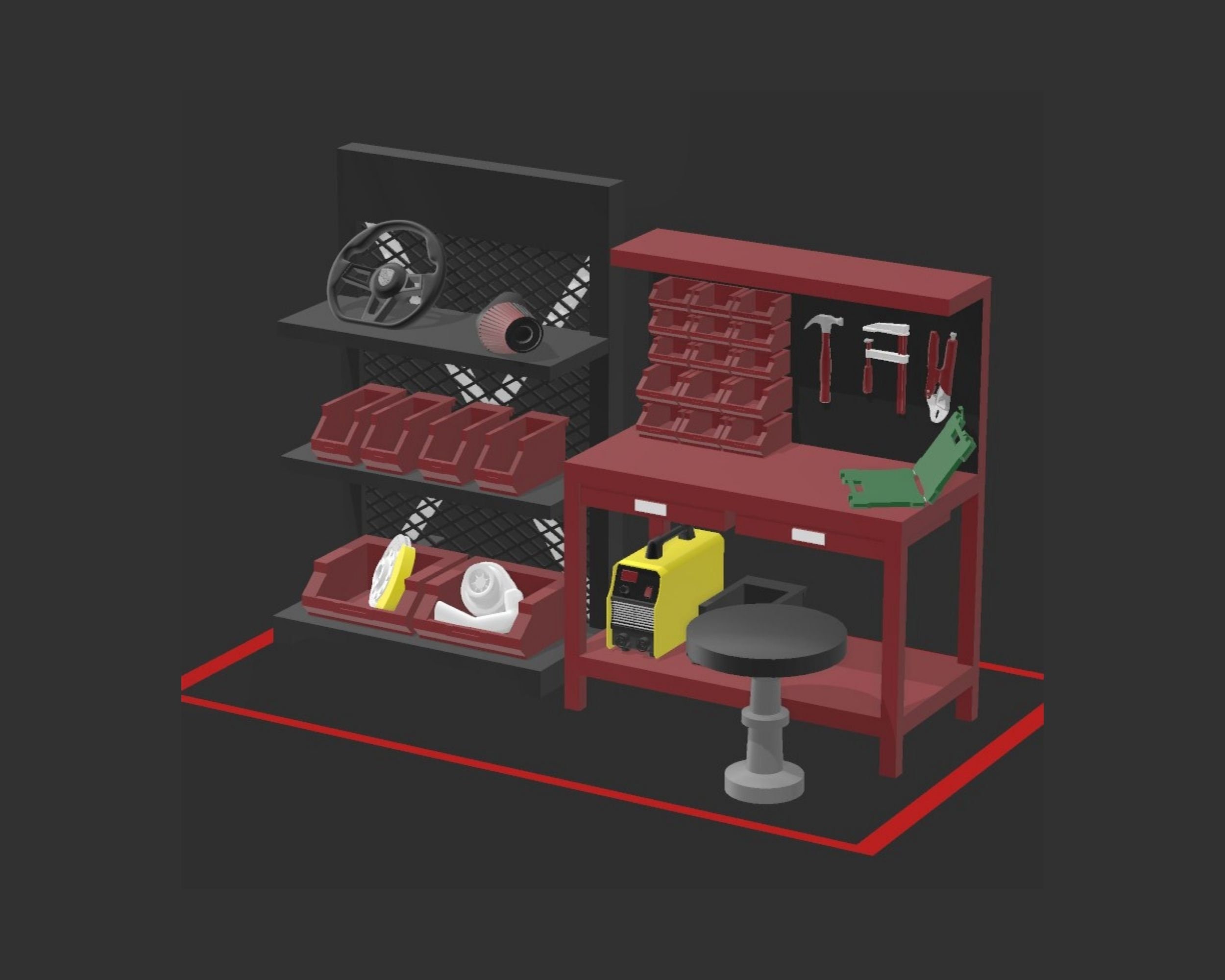 Garage Rack Pack | Stl Pack | 3d File | Garage Stl - Etsy