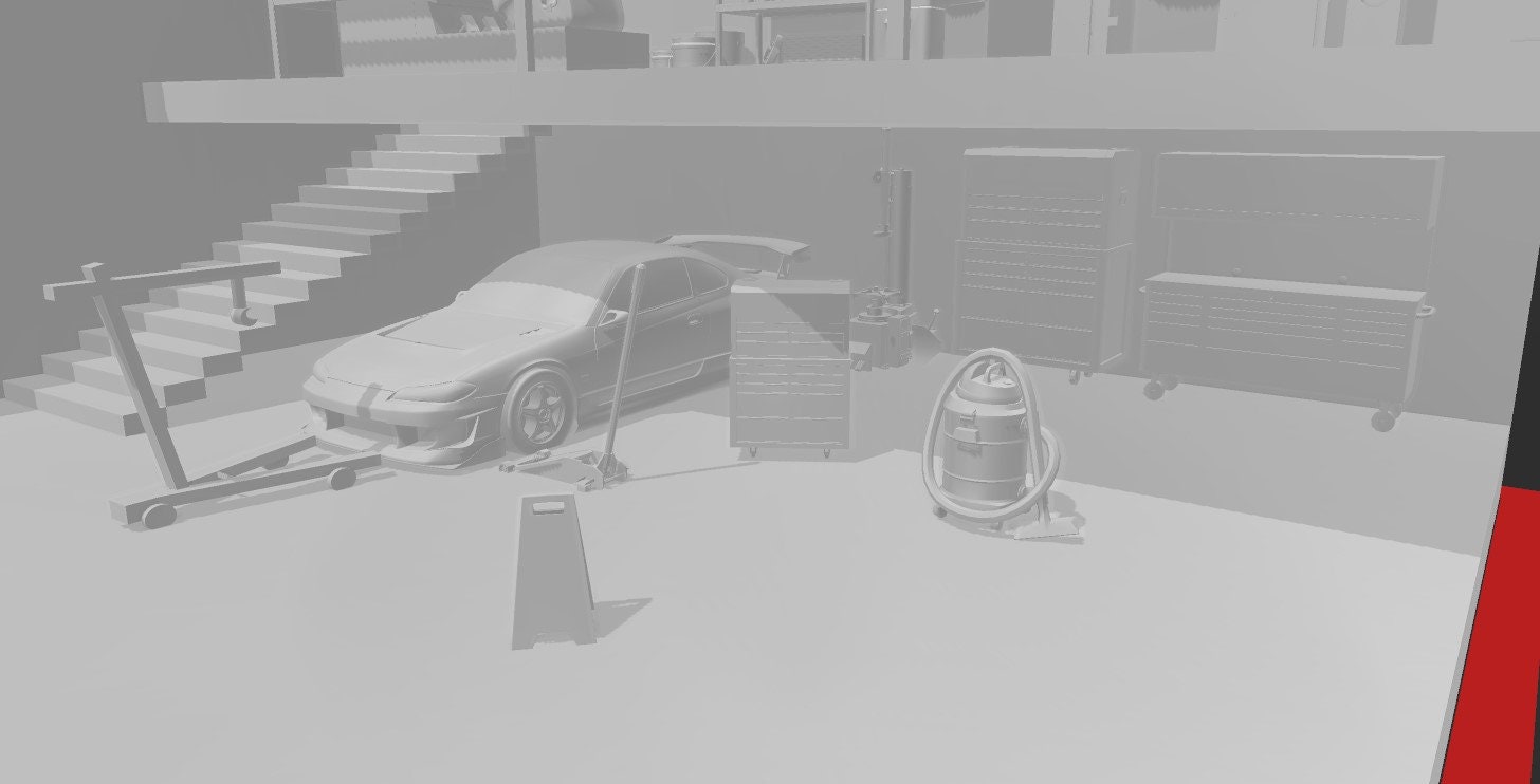 Dream Garage Pack | Stl Pack | 3d File | Garage Stl - Etsy