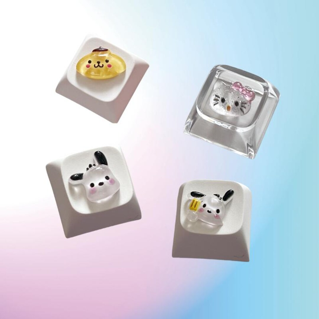 Kawaii Cute Keycap, Anime Keycaps, Cartoon Keycaps, Keycap Set ...