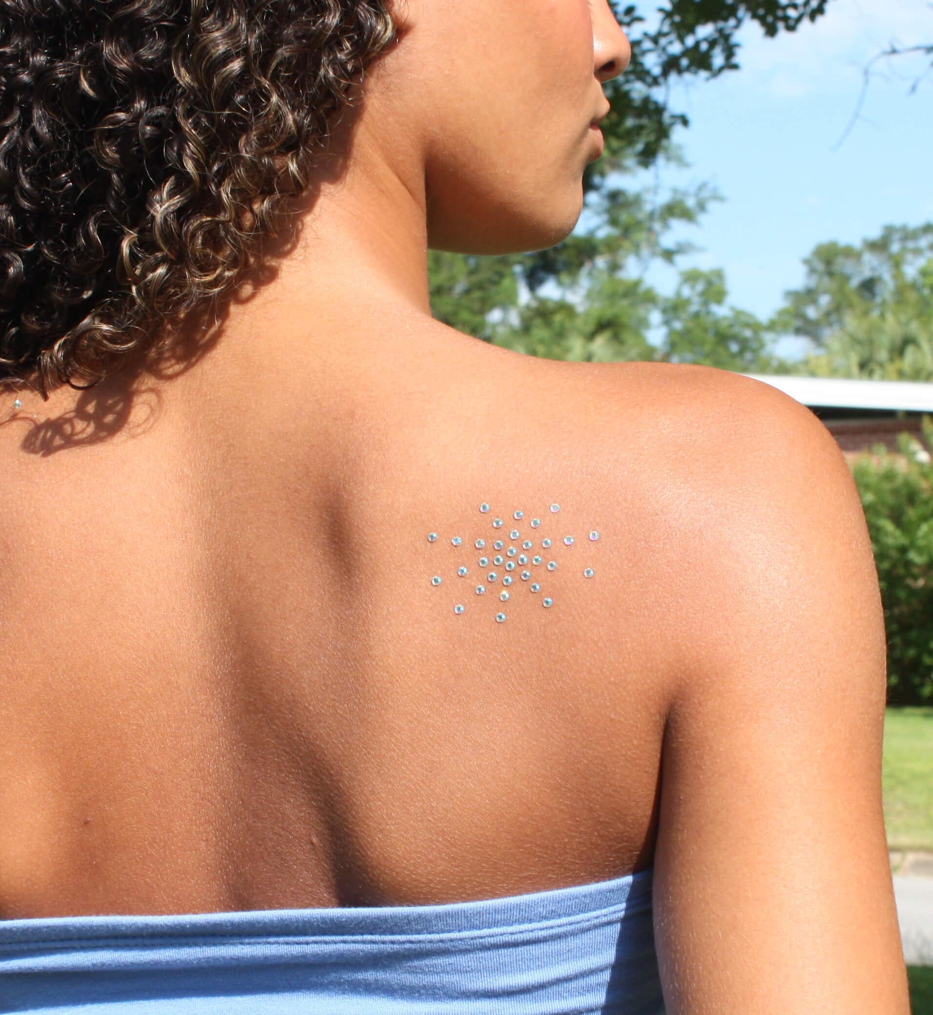 Swarovski Crystal Tattoo - Temporary Tattoos- Body & Face Jewels for Festivals and Raves ...