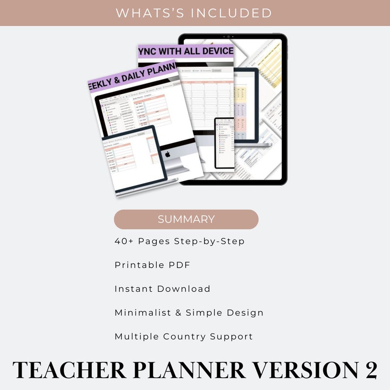 Onenote Teacher Planner Dated Undated Weekly Lesson Planner Onenote ...