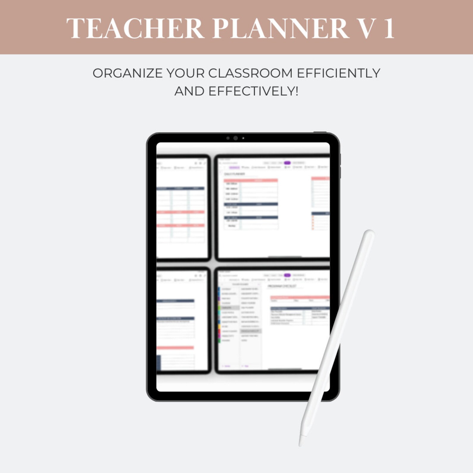 Onenote Teacher Planner Dated Undated Weekly Lesson Planner Onenote ...