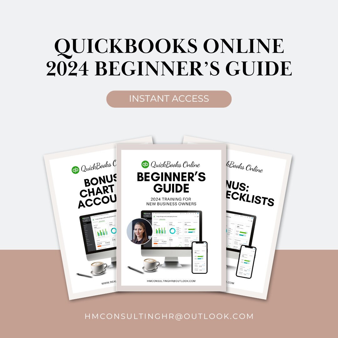 Canada Version Quickbooks Beginner's Guide EBOOK: Setting up and ...