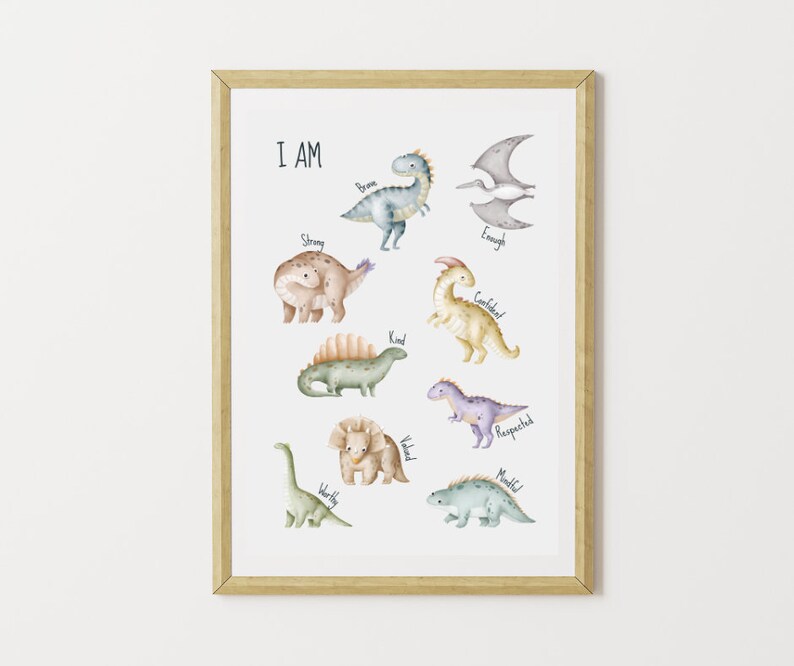 Dinosaur Feeling Poster - Etsy