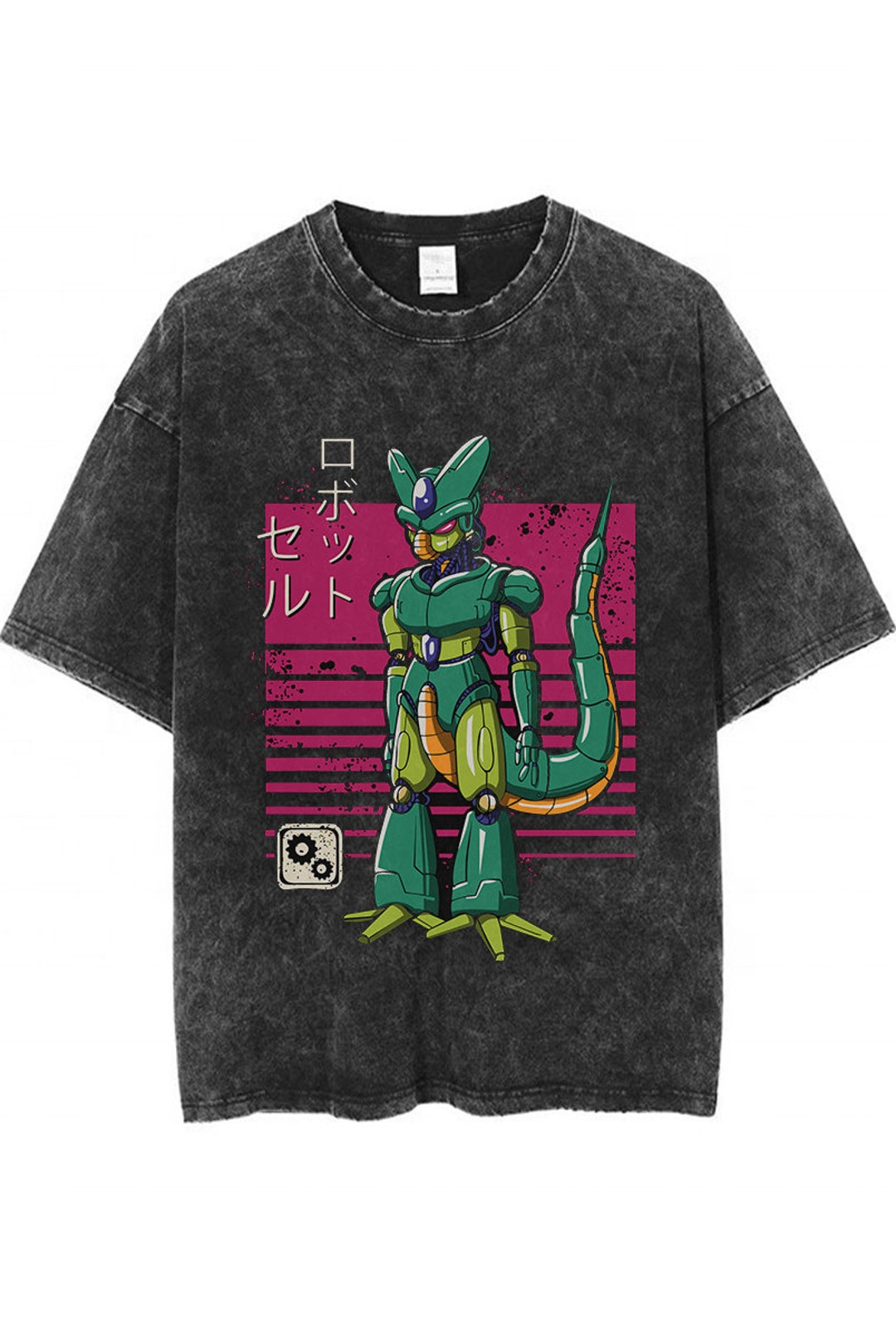 Dragon Ball Z Cell Printed T-shirt DBZ Anime Oversized Shirt Gothic ...