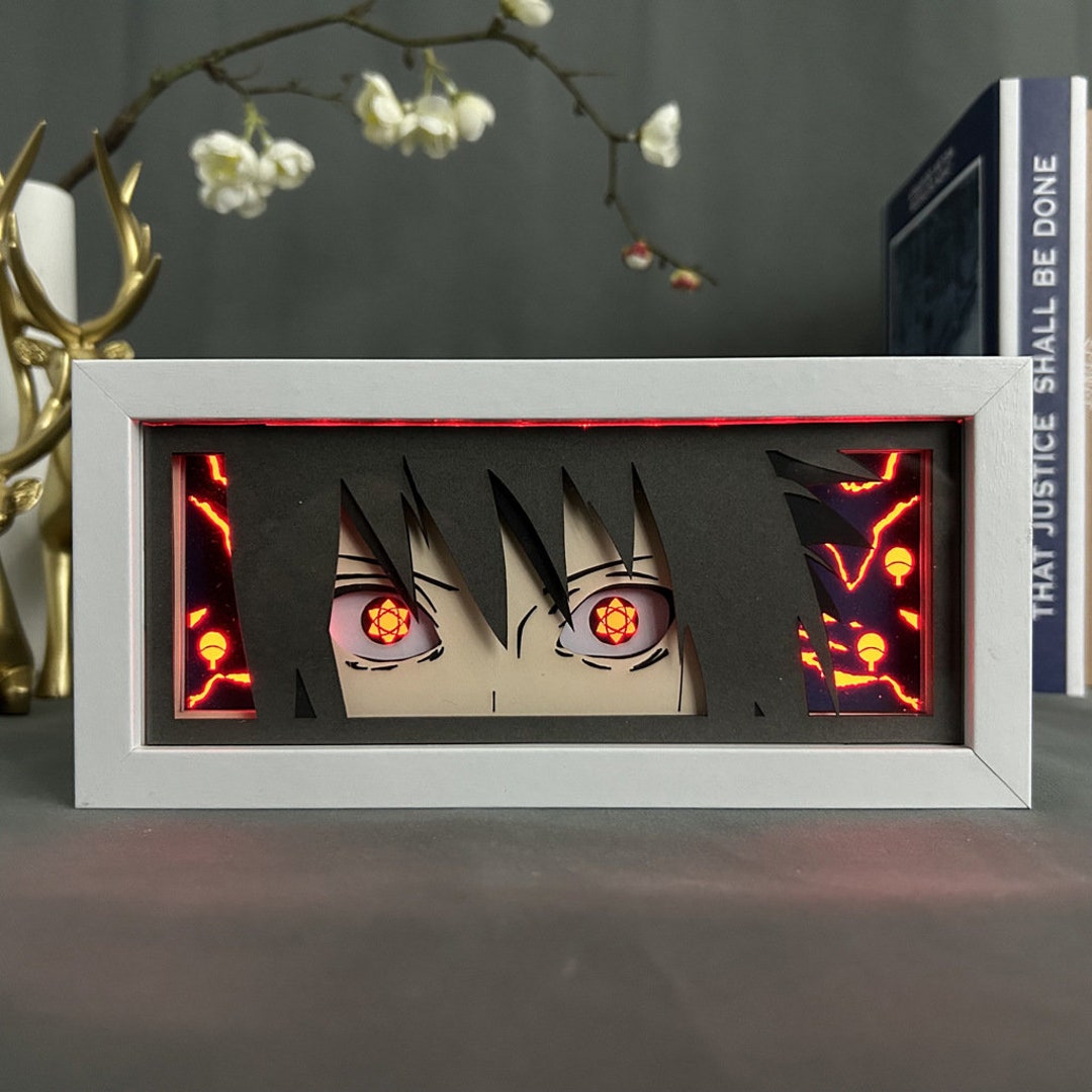 Sasuke Anime Light Box Anime RGB Night Light Anime Desk Lamp Anime ...