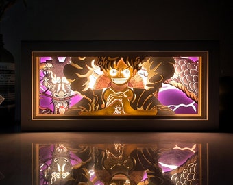 Zenitsu Demon Slayer Anime Light Box Anime RGB Night Light Anime Desk ...