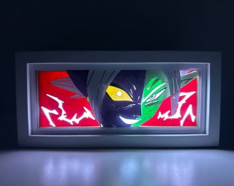 Kakashi Anime Light Box Anime RGB Night Light Anime Desk Lamp Anime ...