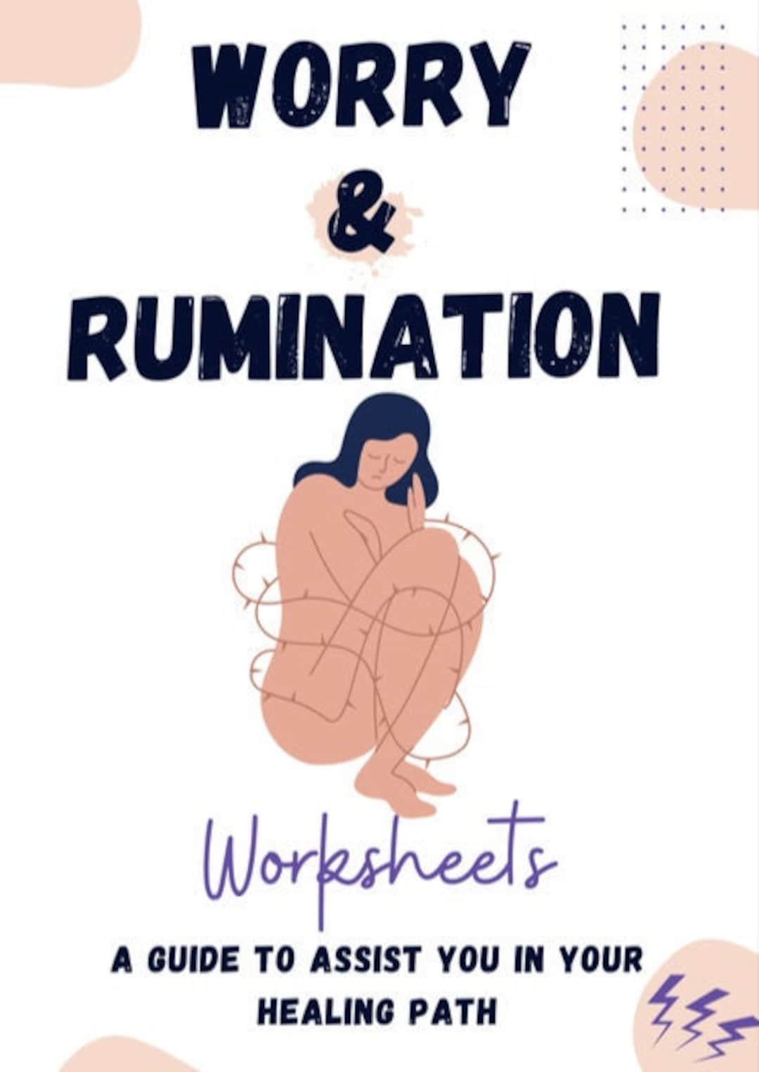 Worry and Rumination Worksheets Cognitive-behavioral Self-help Guide - Etsy