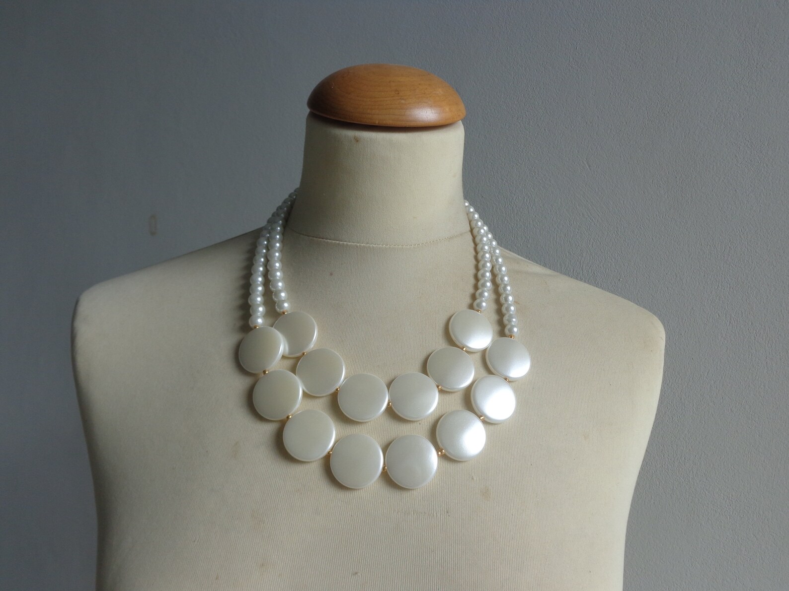 Pearl Necklace Pearl Statement Necklace Pearl Necklace - Etsy