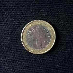 Rare 1 Euro Coin Cyprus 2008, Idol of Pomos 2008 Vanda - Etsy