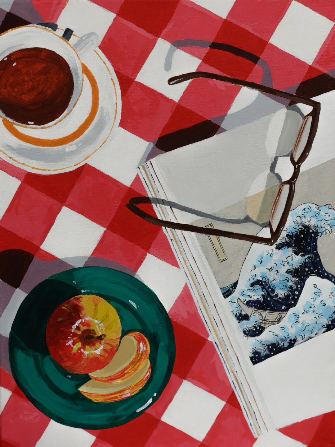 Morning Wave - Still Life Art Print - Etsy