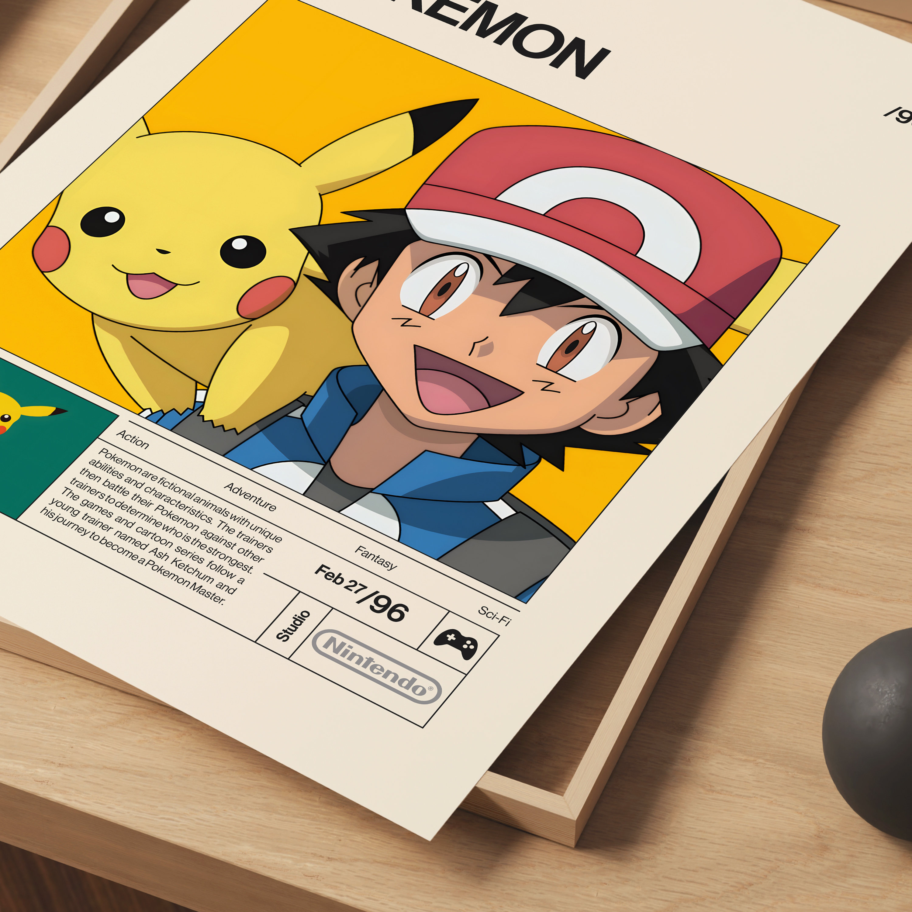 Pokemon Poster, Video Game Poster, Minimalist Game Print, Gaming Room ...