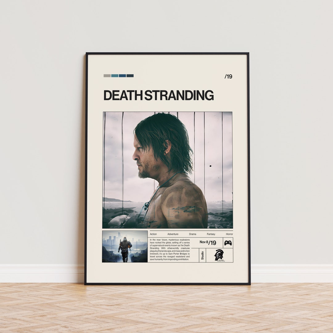 Death Stranding Poster, Video Game Poster, Minimalist Game Print ...