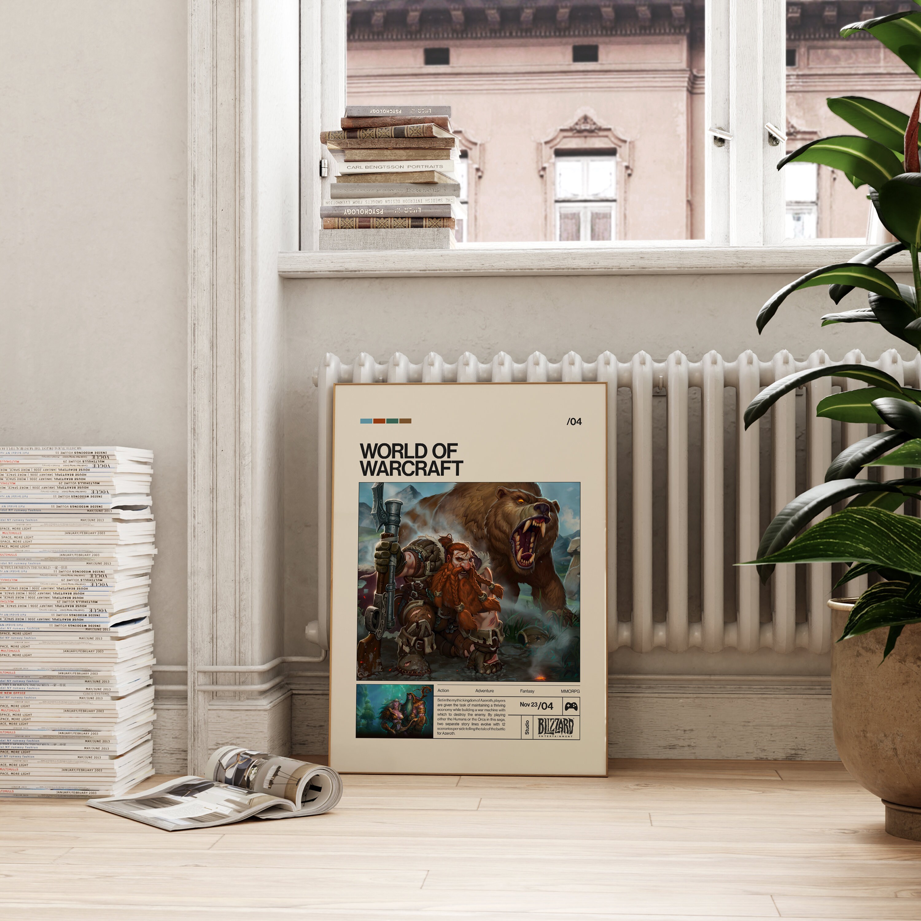 World of Warcraft Poster, Video Game Poster, Minimalist Game Print ...