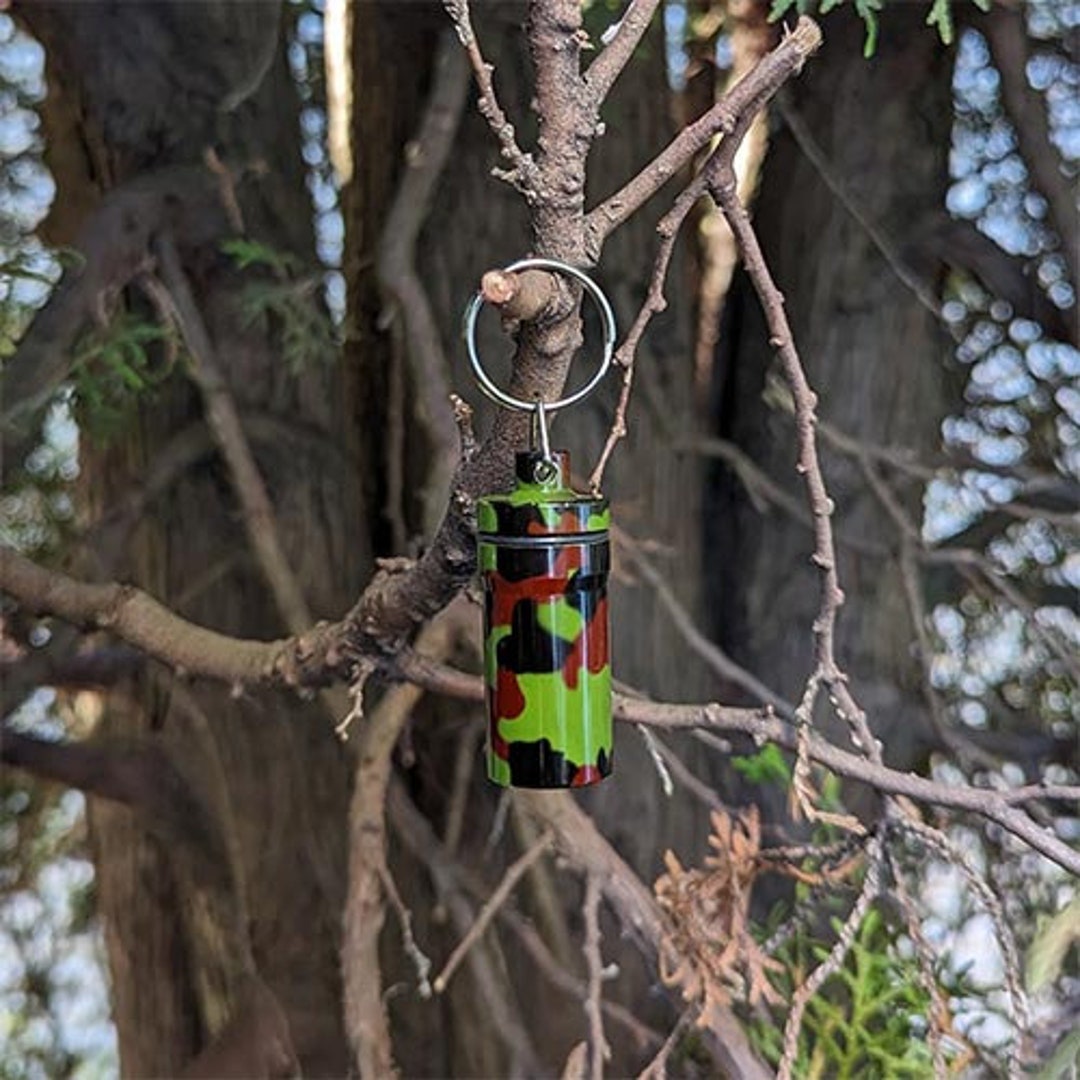 Camo Hanging Jar Geocache Container - Etsy