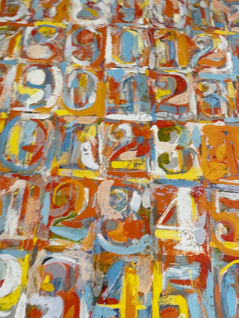 Jasper Johns (american, Born 1930), Numbers in Color, 1958–59 ...