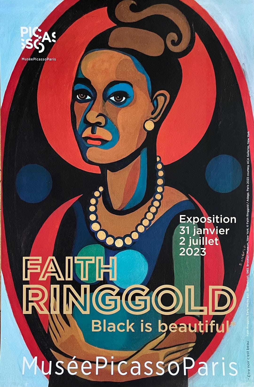Faith Ringgold, Early Works #25: Self-portrait, 1965. Brooklyn Museum ...