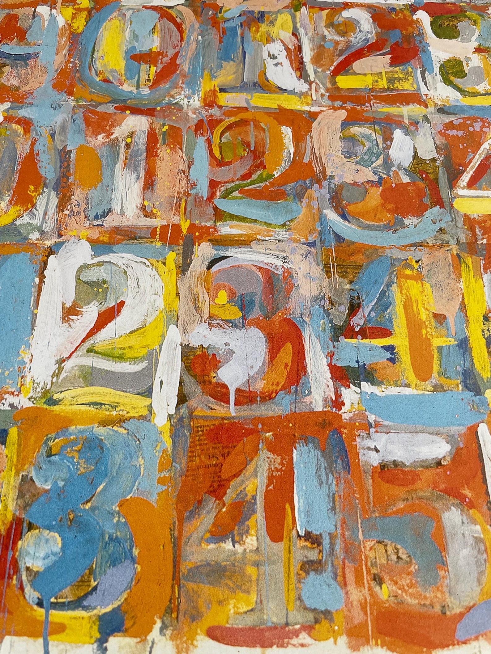 Jasper Johns (american, Born 1930), Numbers in Color, 1958–59 ...