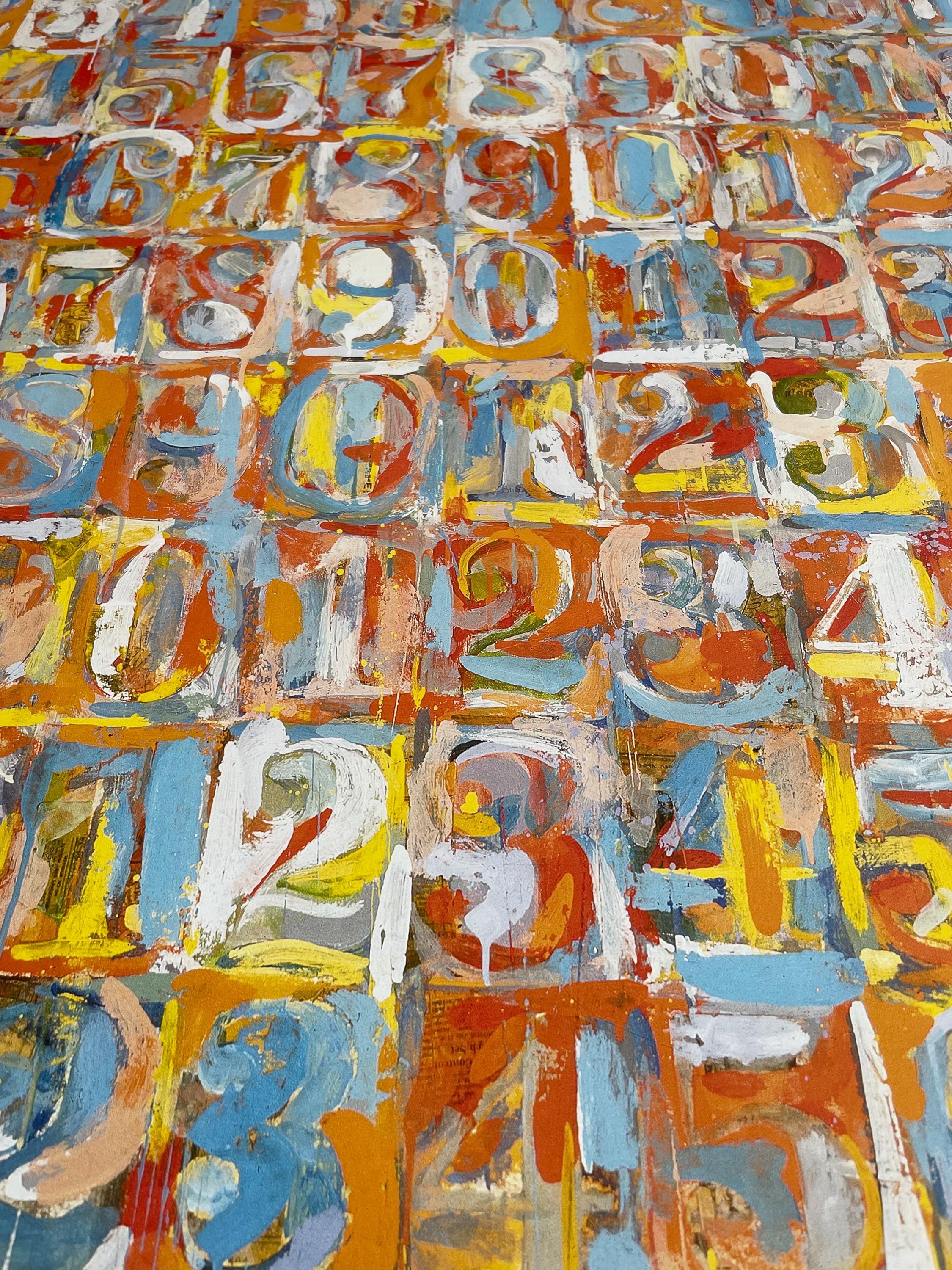 Jasper Johns (american, Born 1930), Numbers in Color, 1958–59 ...