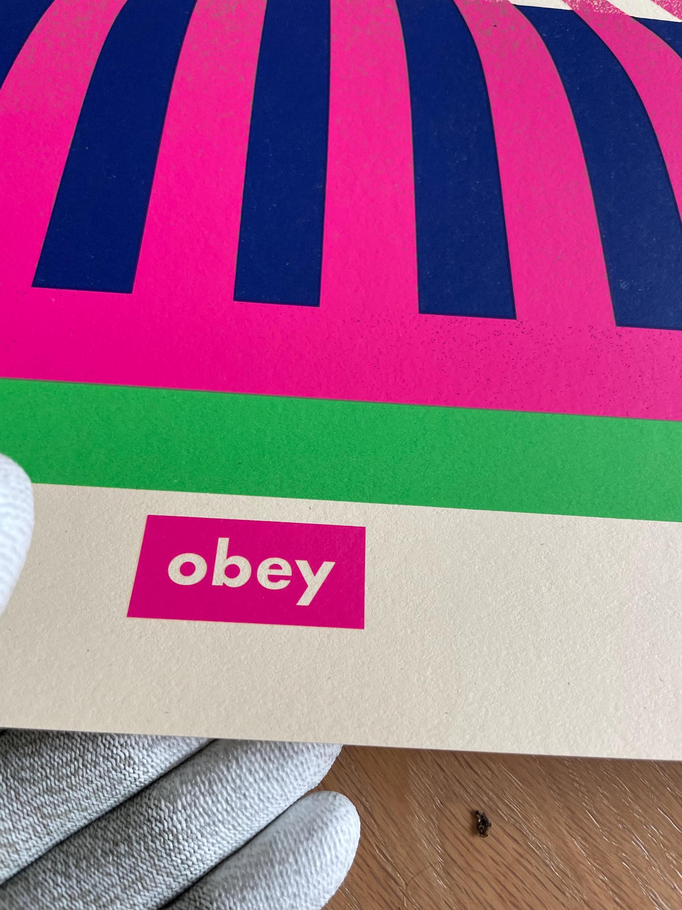 Orginal Shepard Fairey (OBEY), Op-art Icon, Hand Signed and Numbered by ...