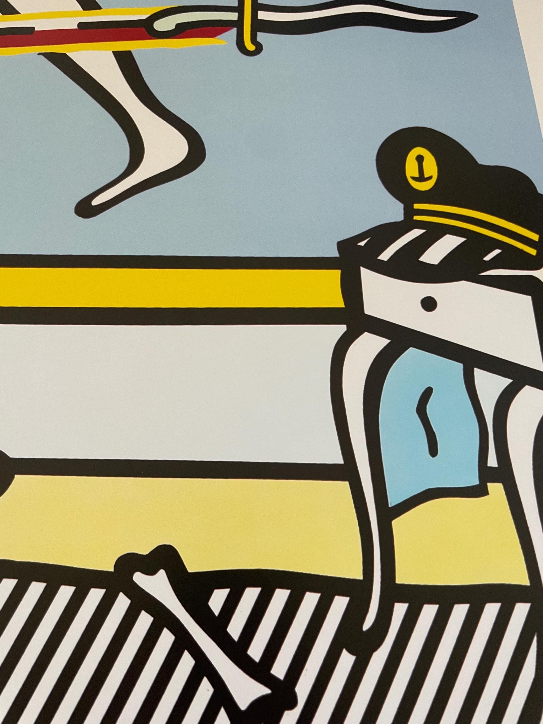 Roy Lichtenstein (1923-1997), Tintin Reading, 1993, Copyright Roy ...