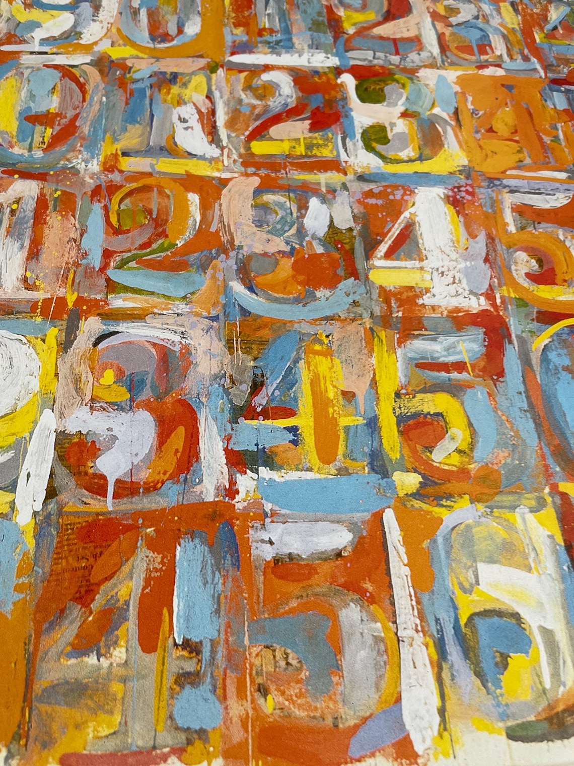Jasper Johns (american, Born 1930), Numbers in Color, 1958–59 ...
