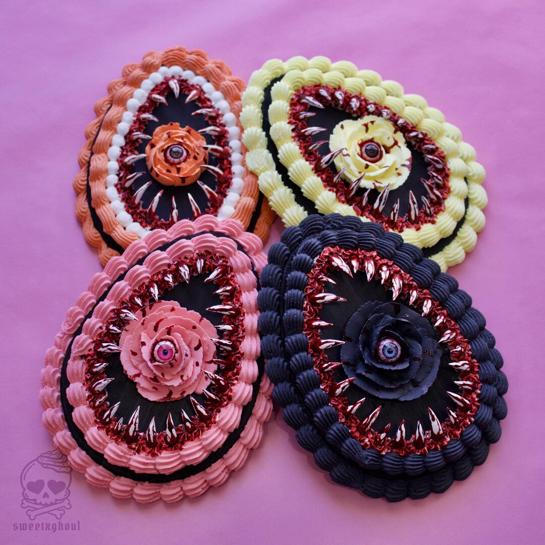 Spooky Blood Easter Egg Fake Cake Wall Decor - Etsy