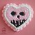 Pink Creepy Heart Cake Wall Decor - Etsy