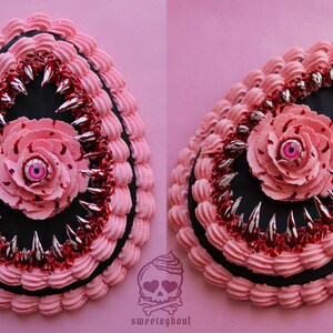 Spooky Blood Easter Egg Fake Cake Wall Decor - Etsy