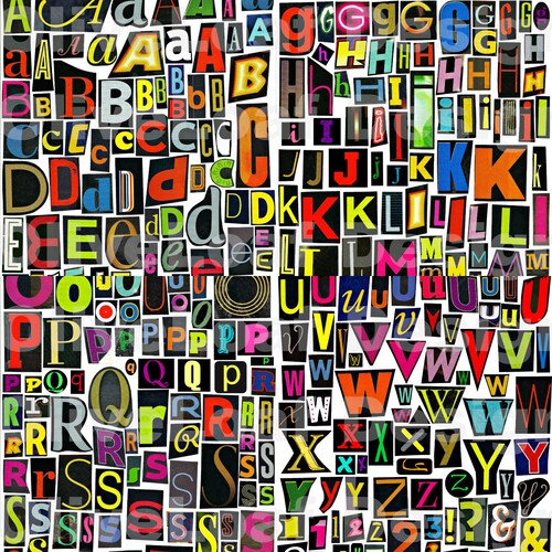Printable Download PDF Magazine Letters Alphabet Numbers - Etsy