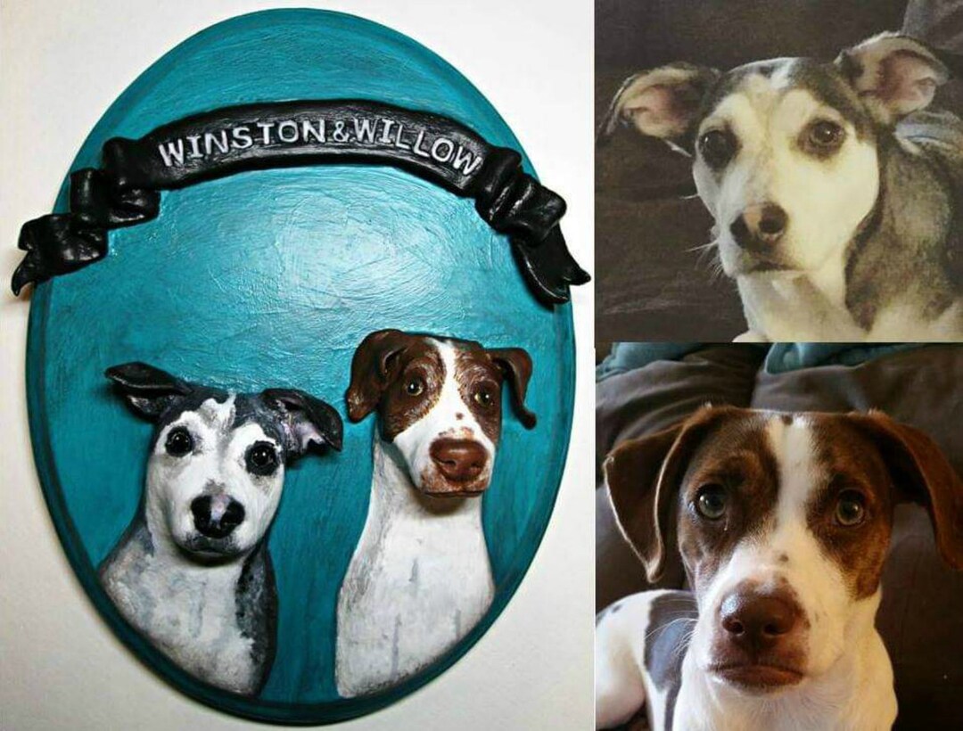 Custom Dog Portrait Custom Pet Portrait Personalized Pet - Etsy