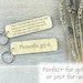 Encouraging Bible Verse Key Rings - Bible Verse Keyfob Gift - Maple ...
