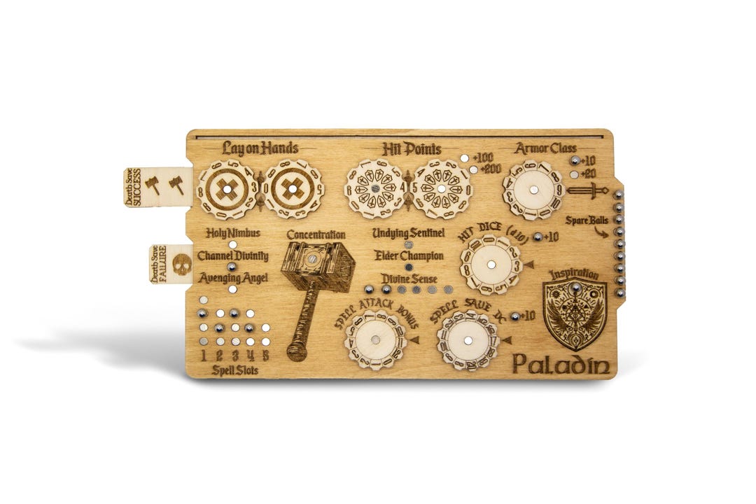 Dnd Character Tracker Paladin - Etsy