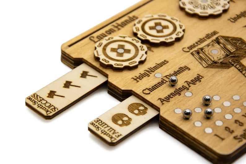 Dnd Character Tracker Paladin Etsy