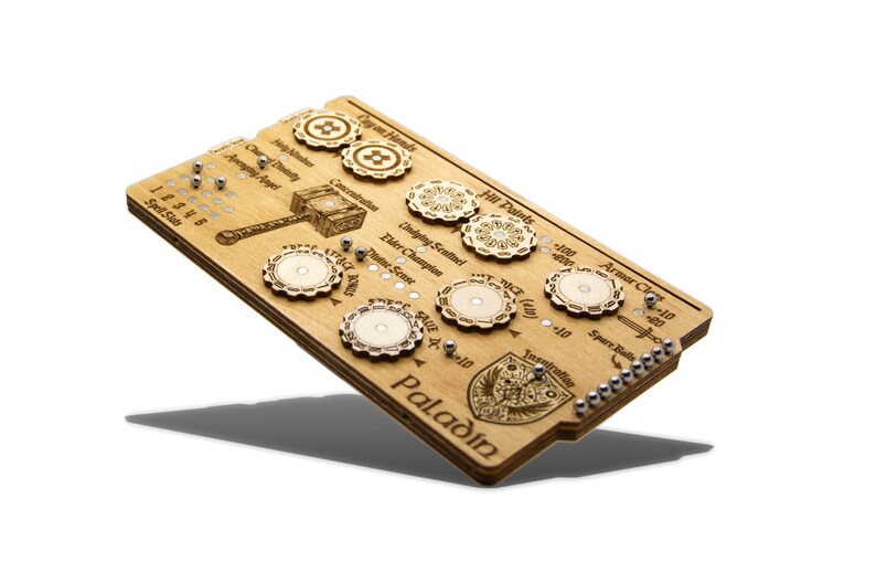 Dnd Character Tracker Paladin Etsy