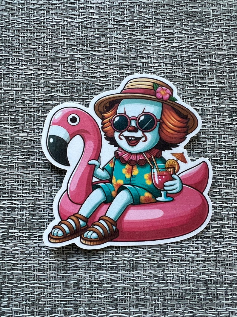 Pennywise Sticker Horror Stickers Cute Horror Sticker Clown - Etsy