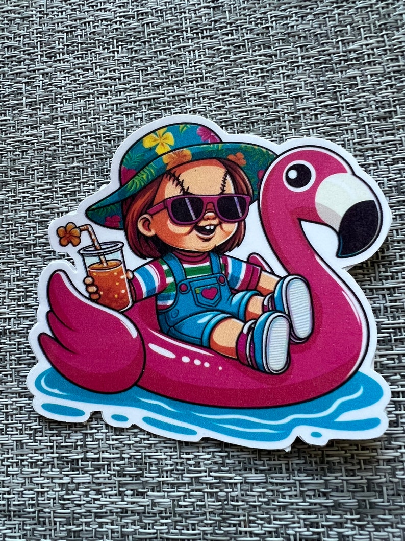 Chucky Sticker | Horror Sticker | Cute Horror | Custom Sticker - Etsy