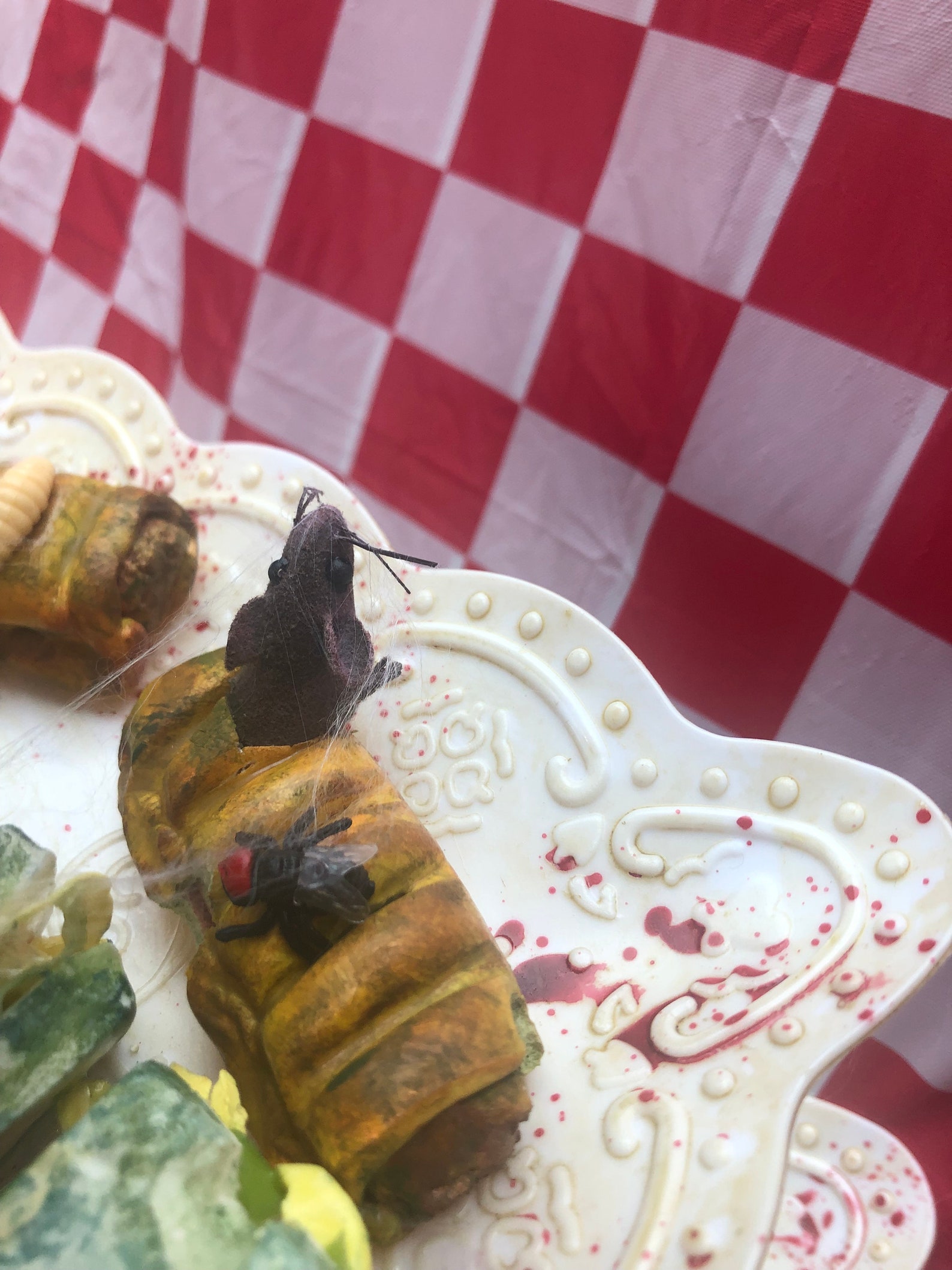 Horror Food Prop | Abandoned Afternoon Tea Prop | Halloween, Horror ...