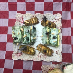 Horror Food Prop | Abandoned Afternoon Tea Prop | Halloween, Horror ...