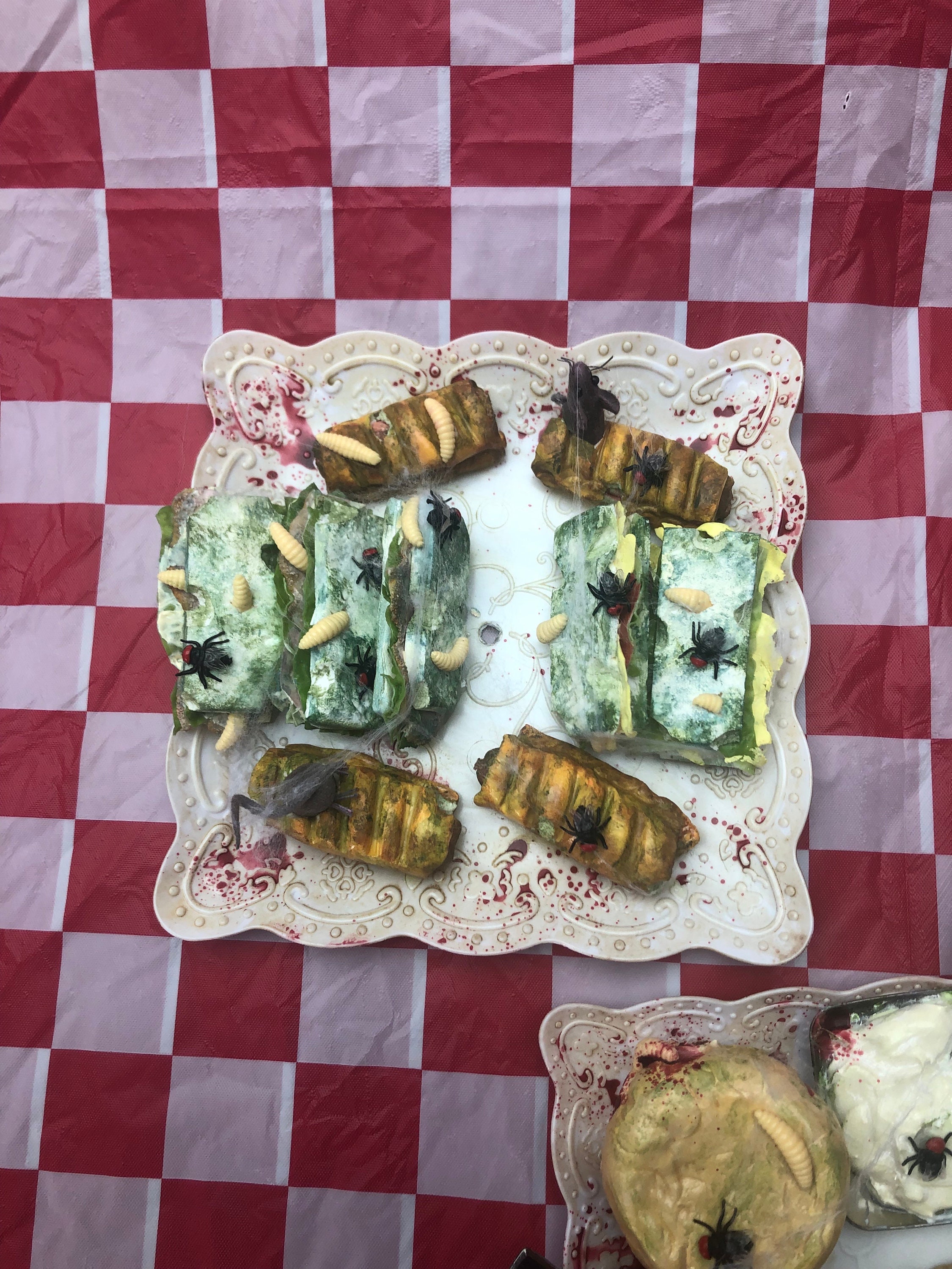 Horror Food Prop | Abandoned Afternoon Tea Prop | Halloween, Horror ...